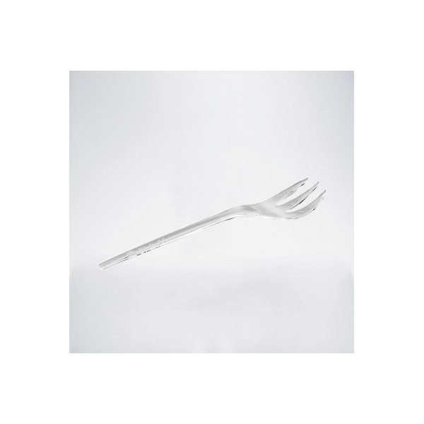 mini forchetta trasparente 100mm